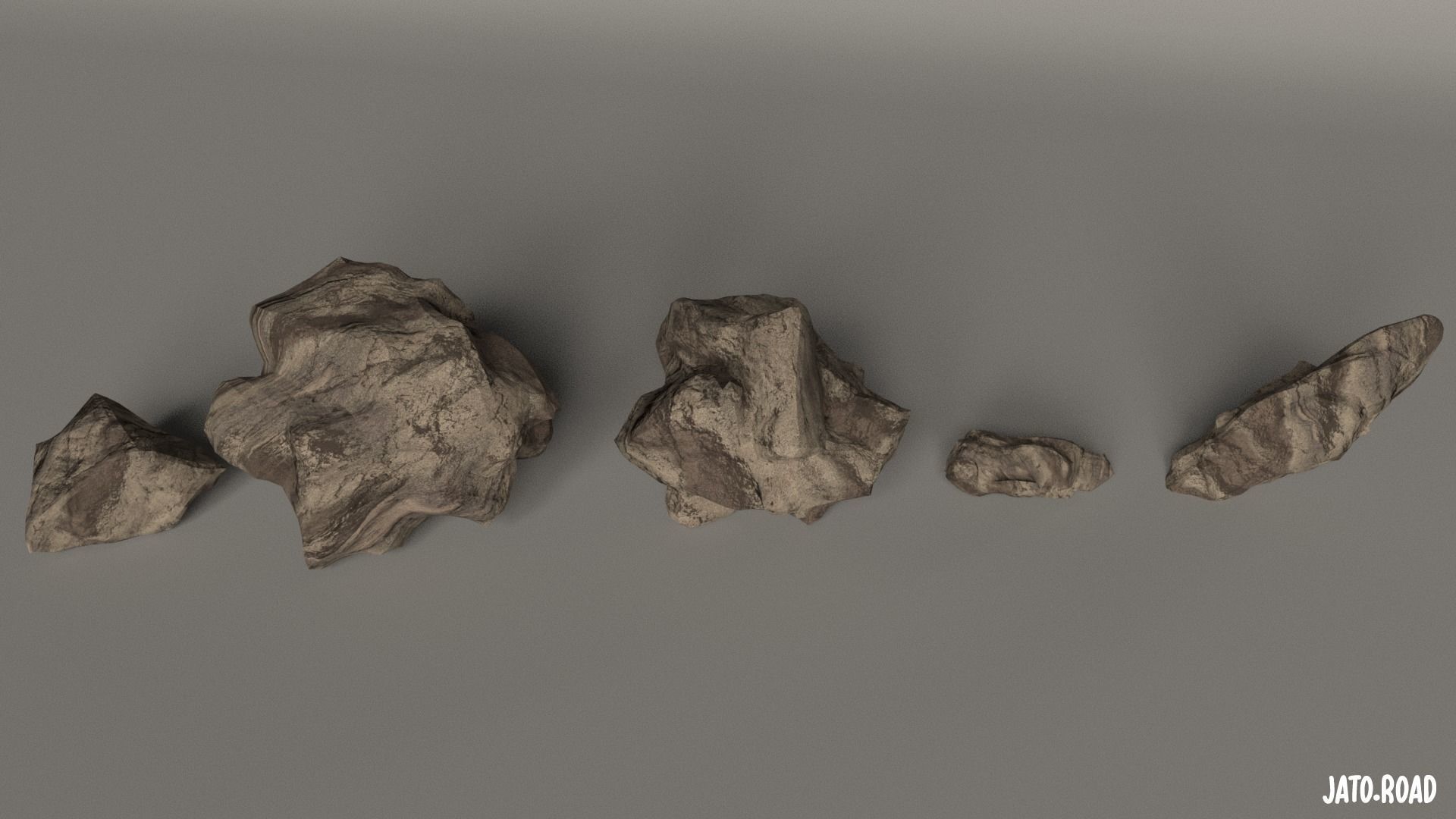 Rock Pack PBR materials free VR / AR / low-poly 3D model | CGTrader