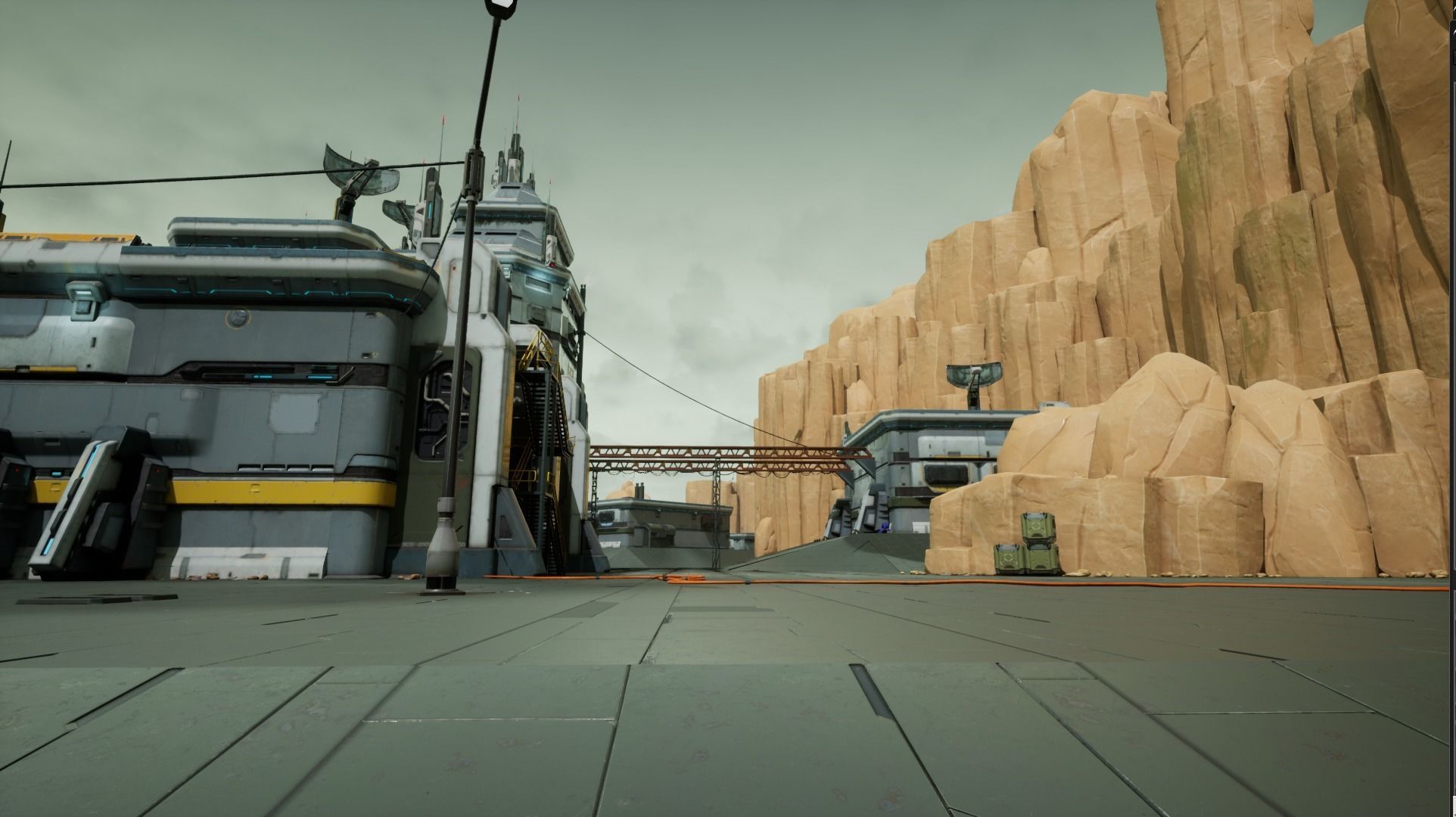 3D model Modular Sci-Fi Hangars Location VR / AR / low-poly | CGTrader