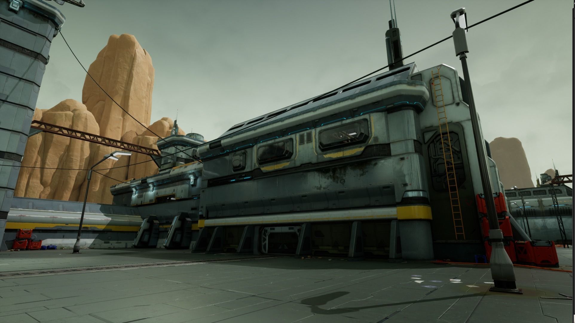 3D model Modular Sci-Fi Hangars Location VR / AR / low-poly | CGTrader