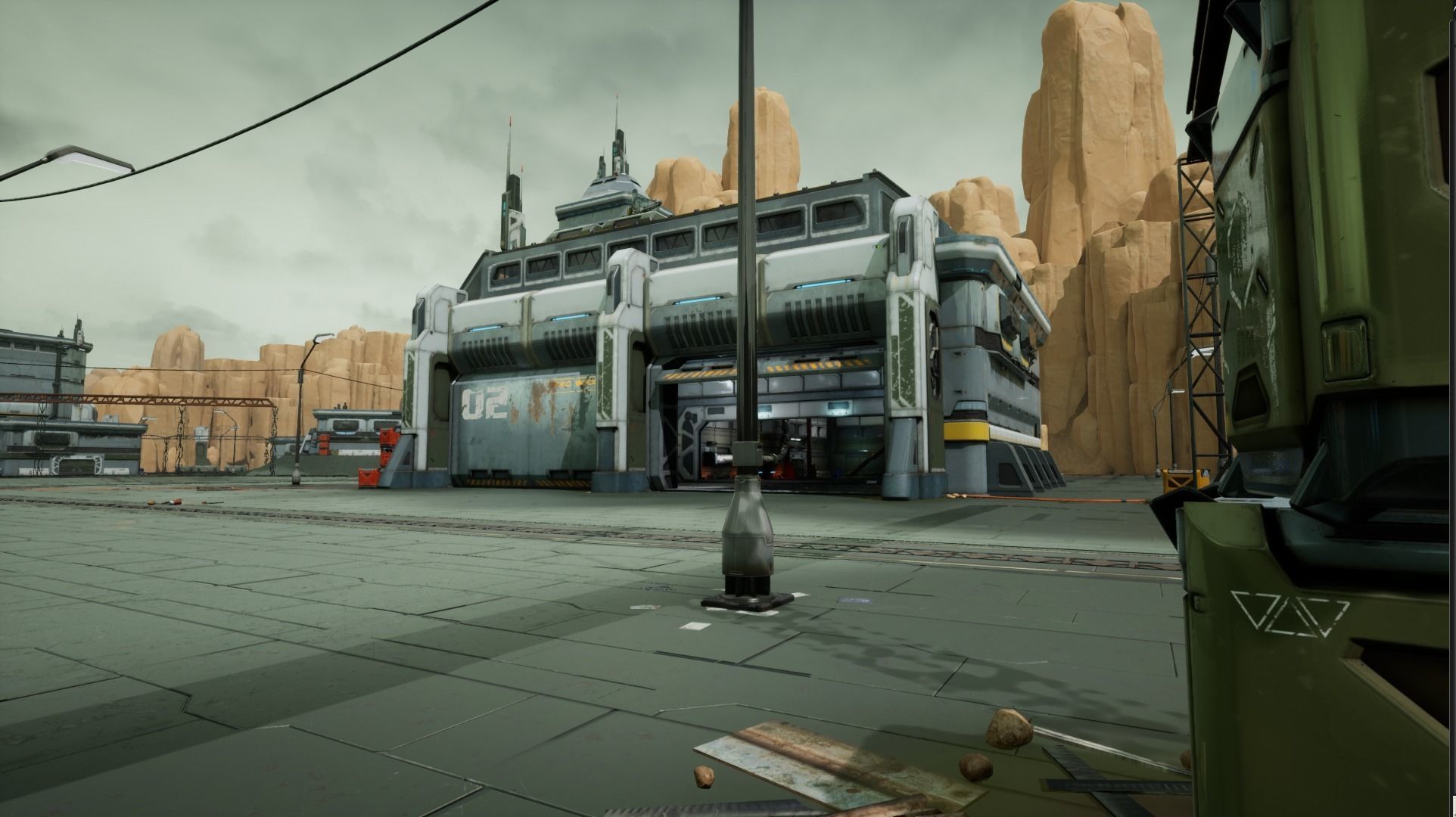 3D model Modular Sci-Fi Hangars Location VR / AR / low-poly | CGTrader