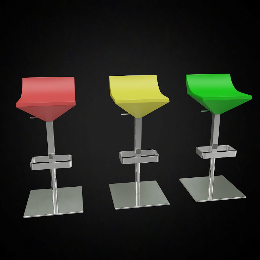 Calligaris Fly Gaslit Barstool 3D model | CGTrader
