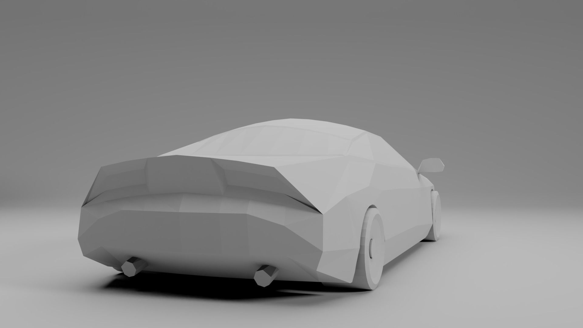 Low Poly Coupe free VR / AR / low-poly 3D model | CGTrader