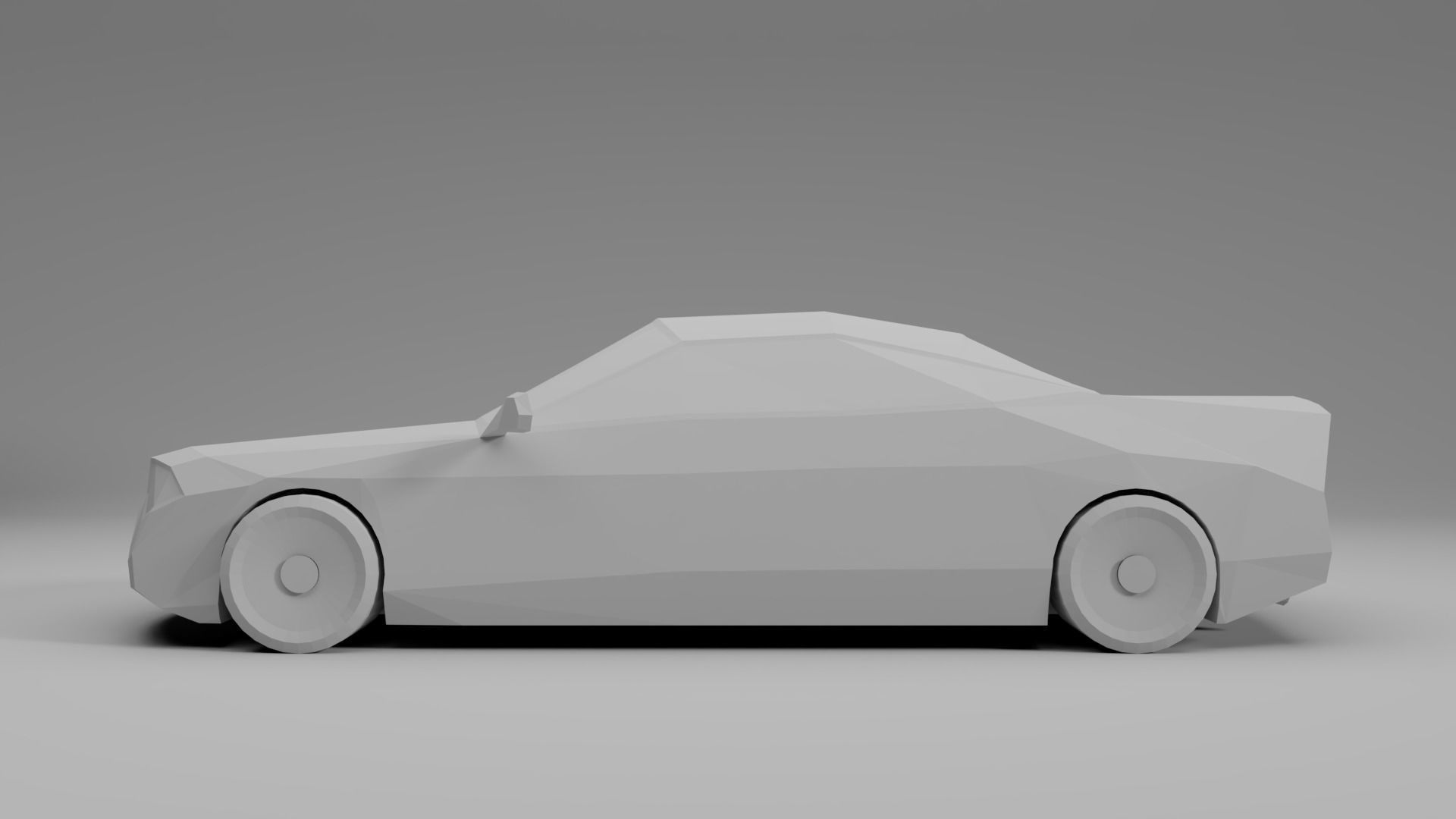 Low Poly Coupe free VR / AR / low-poly 3D model | CGTrader