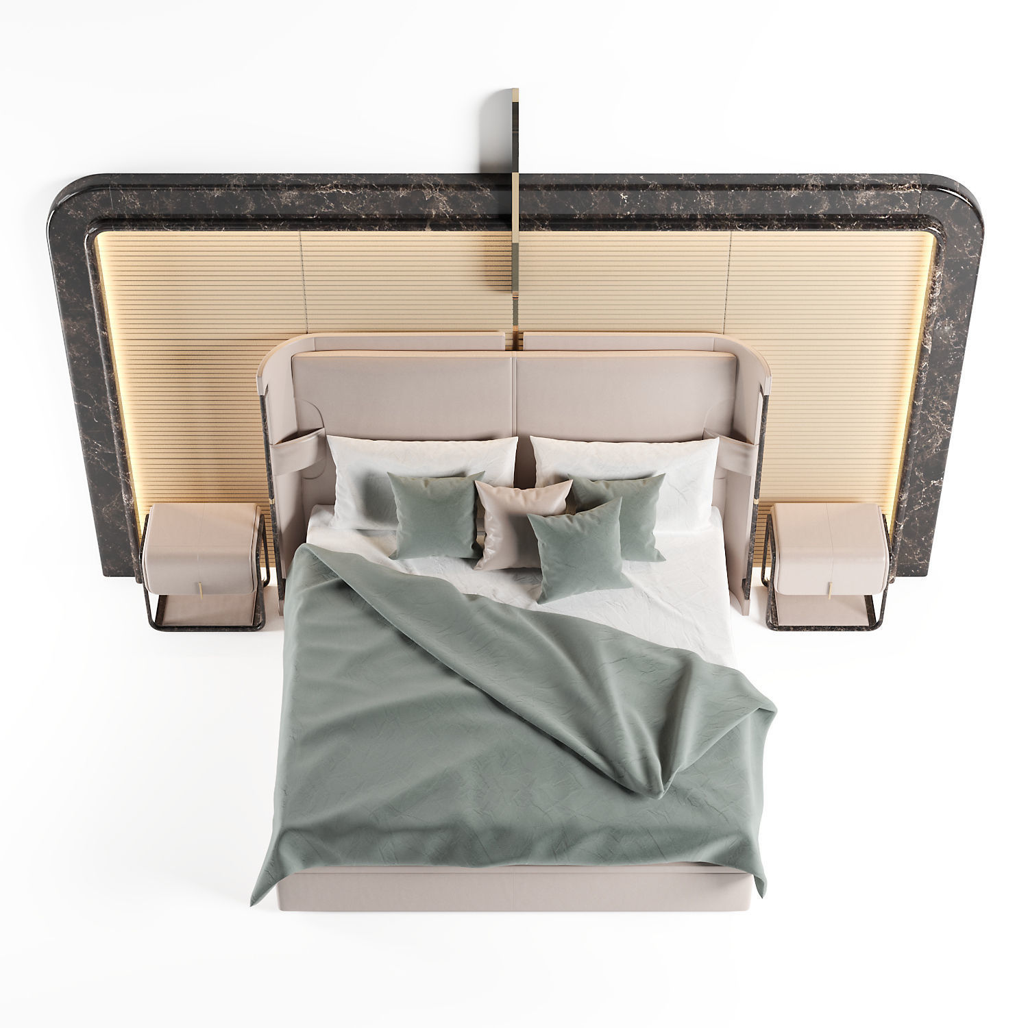 Turri Eclipse Bed 3D model | CGTrader