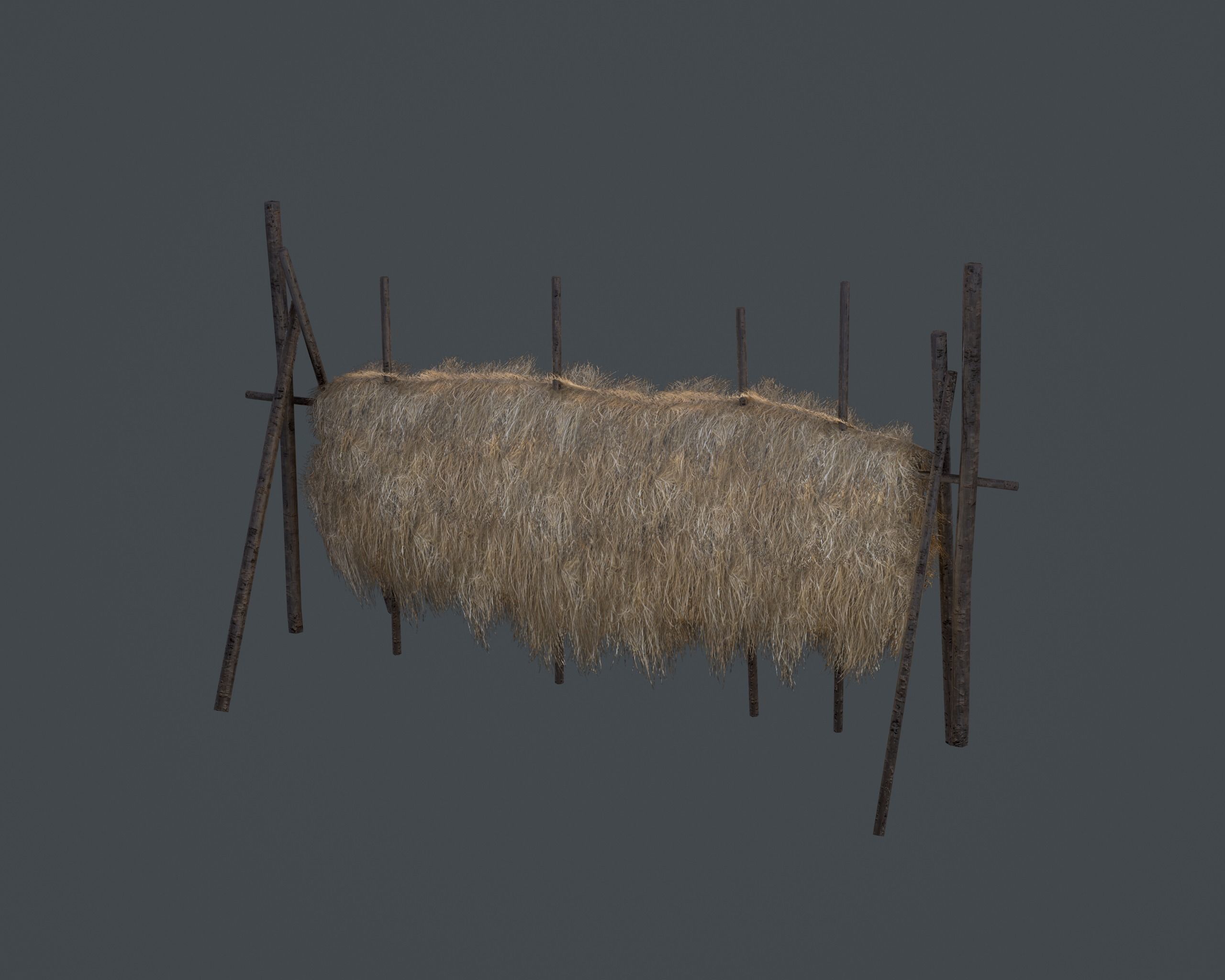 3D model Hay and Haystack Props - PBR and Game Ready VR / AR / low-poly ...