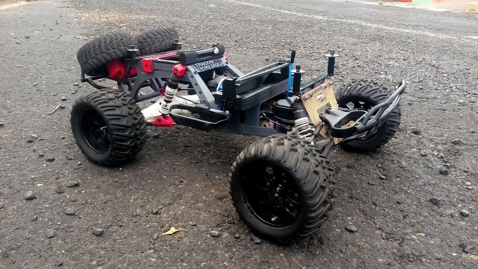 Traxxas 2wd Solid Rear Axle Conversion 3D model 3D printable | CGTrader