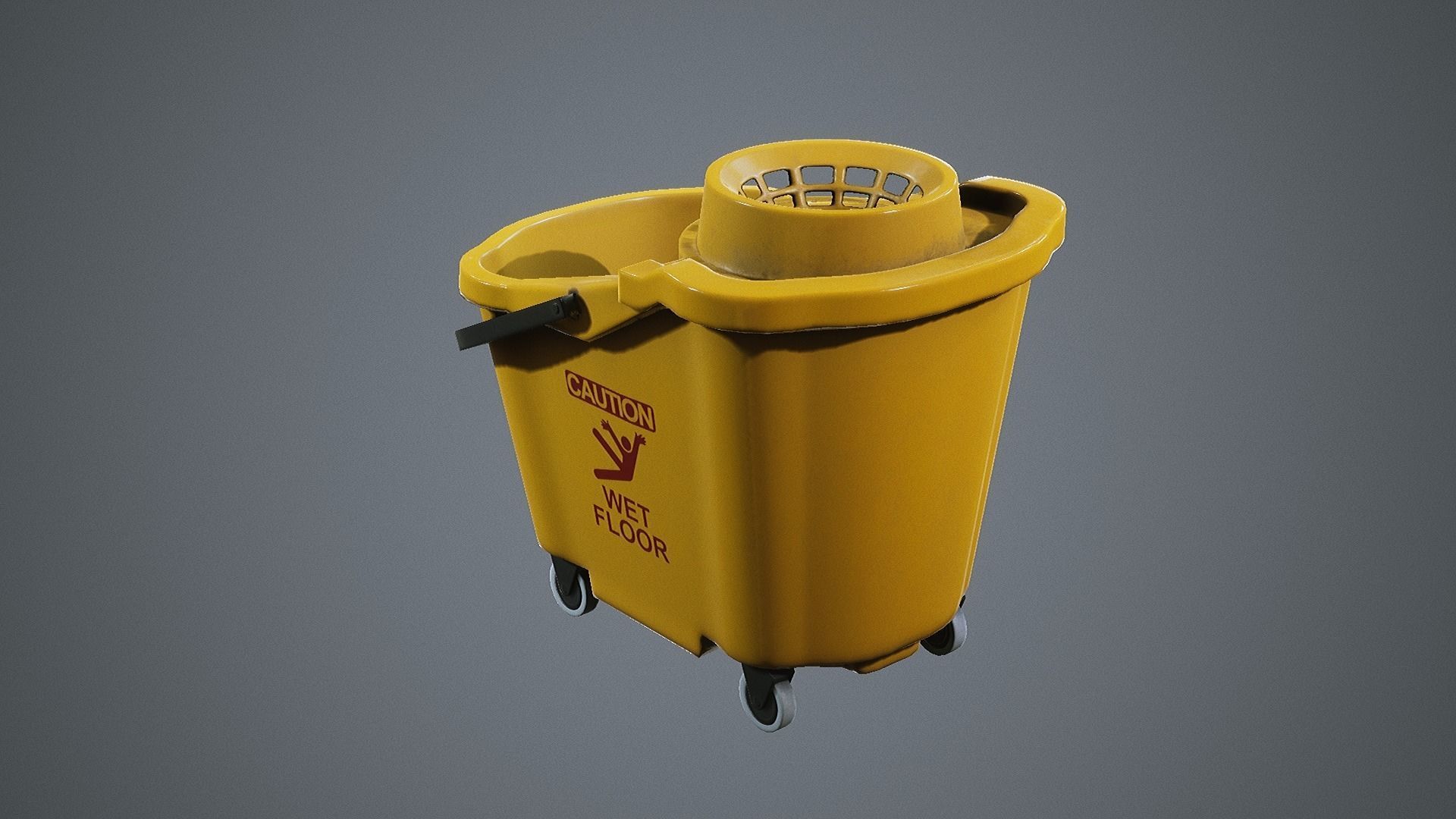 3D model Mop Bucket VR / AR / low-poly | CGTrader