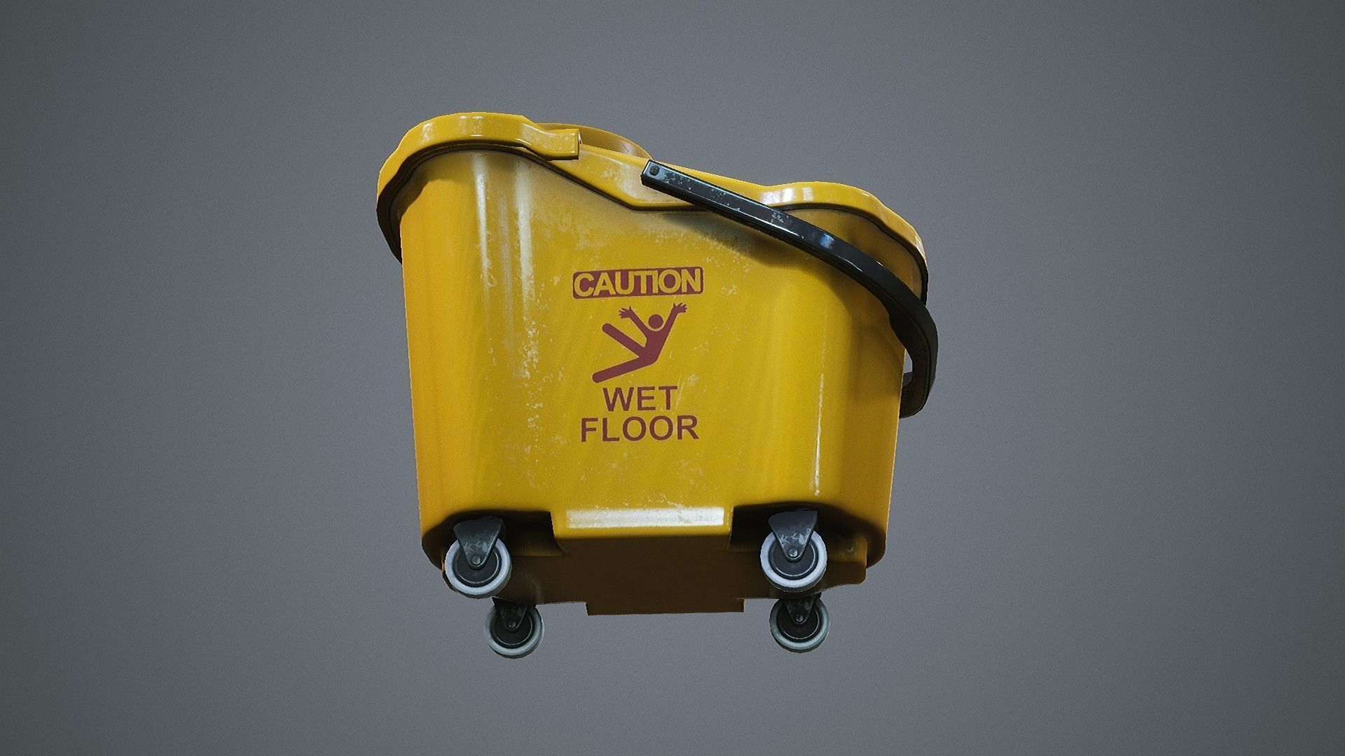 3D model Mop Bucket VR / AR / low-poly | CGTrader