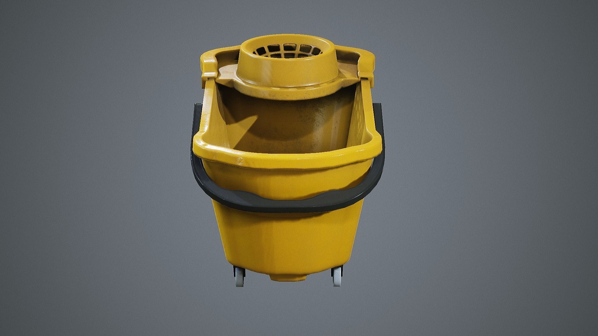 3D model Mop Bucket VR / AR / low-poly | CGTrader