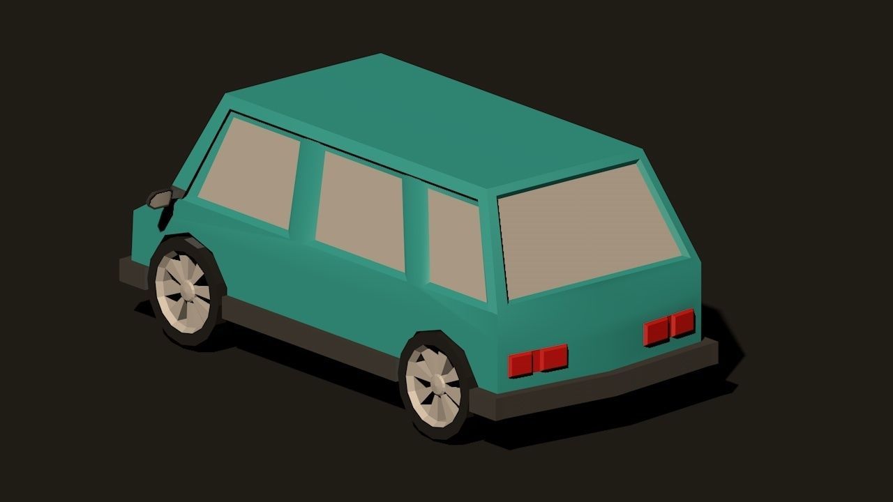 Mini Van 3D model | CGTrader