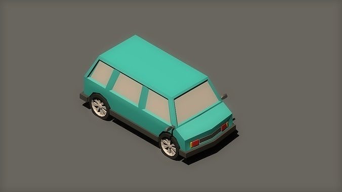 Mini Van 3D model | CGTrader