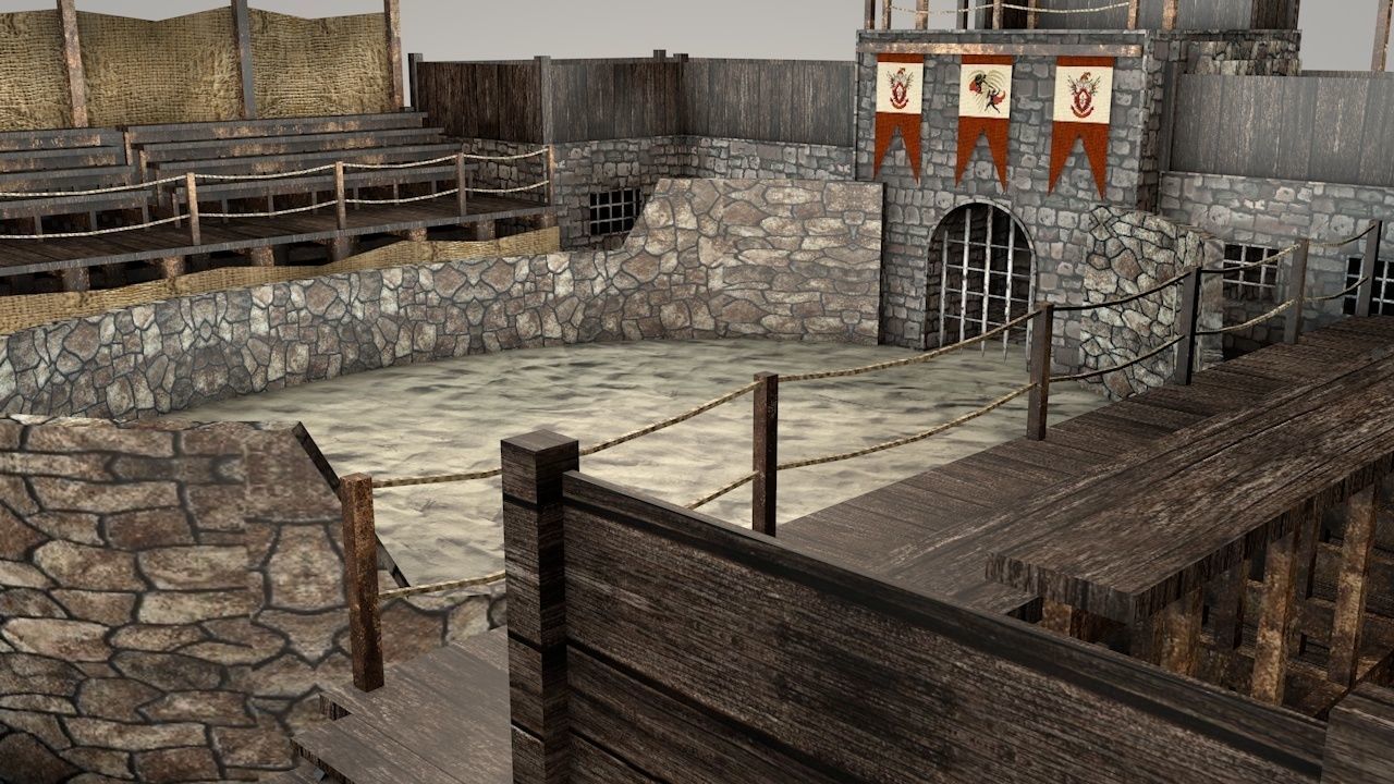 3D model Battle Arena v2 VR / AR / low-poly | CGTrader