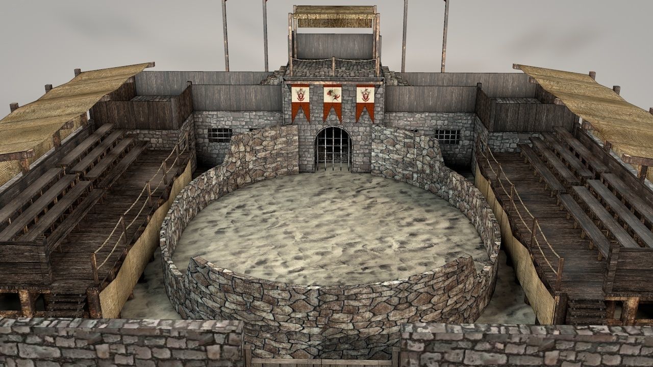 3D model Battle Arena v2 VR / AR / low-poly | CGTrader