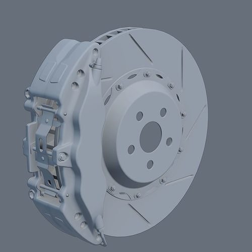 3D model Car braking system VR / AR / low-poly | CGTrader