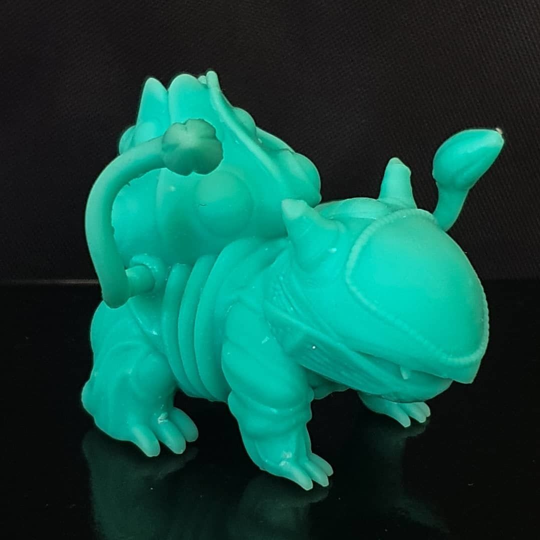 Alien Bulbasaur 3D model 3D printable | CGTrader