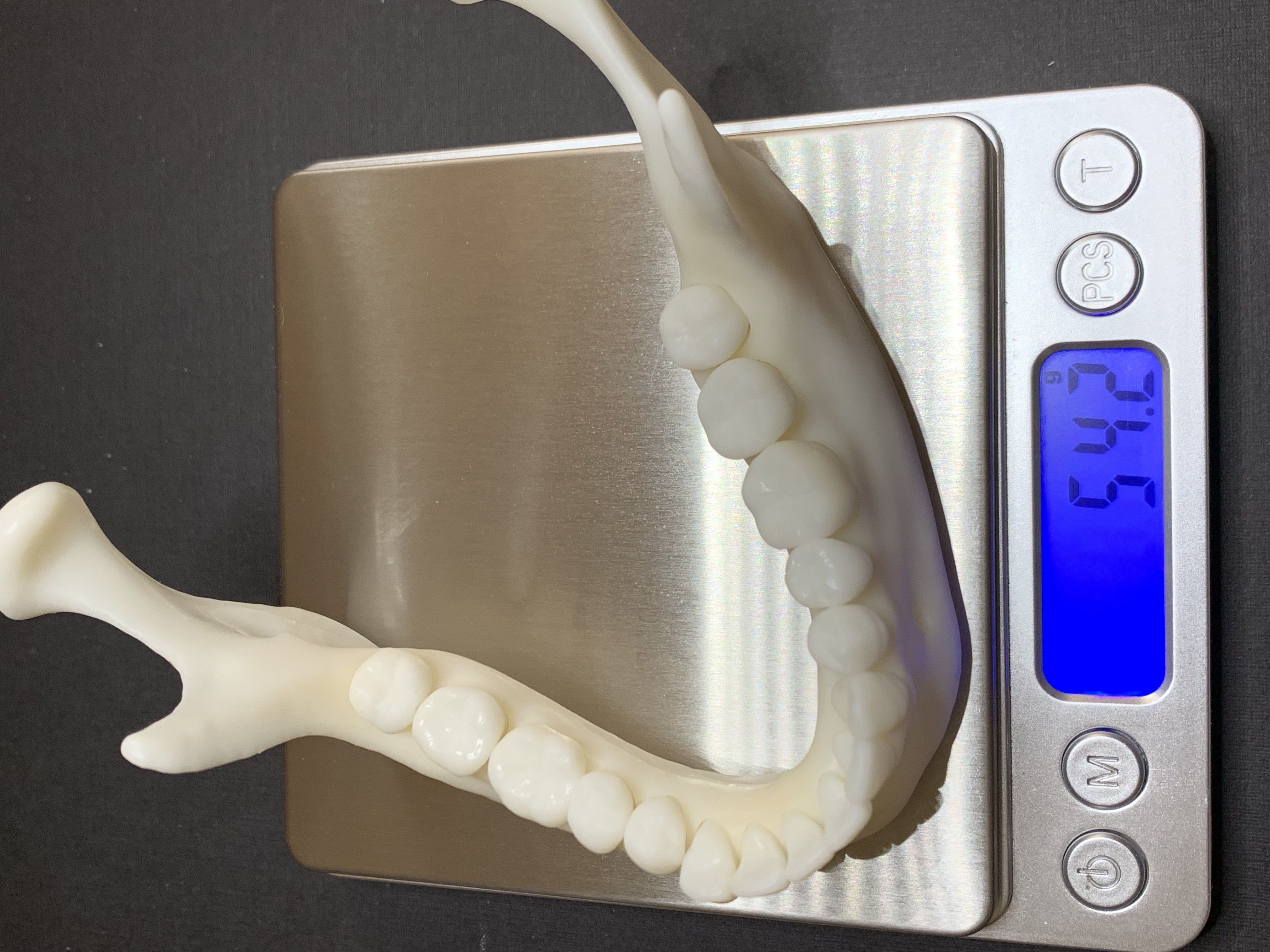 Real human mandibular jaw anatomy with teeth 3D model 3D printable ...