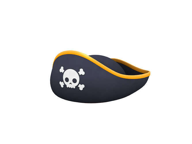 3D model Pirate Hat VR / AR / low-poly | CGTrader