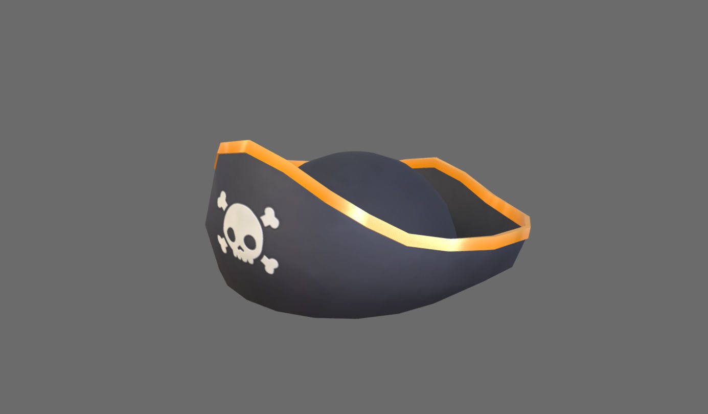 3D model Pirate Hat VR / AR / low-poly | CGTrader