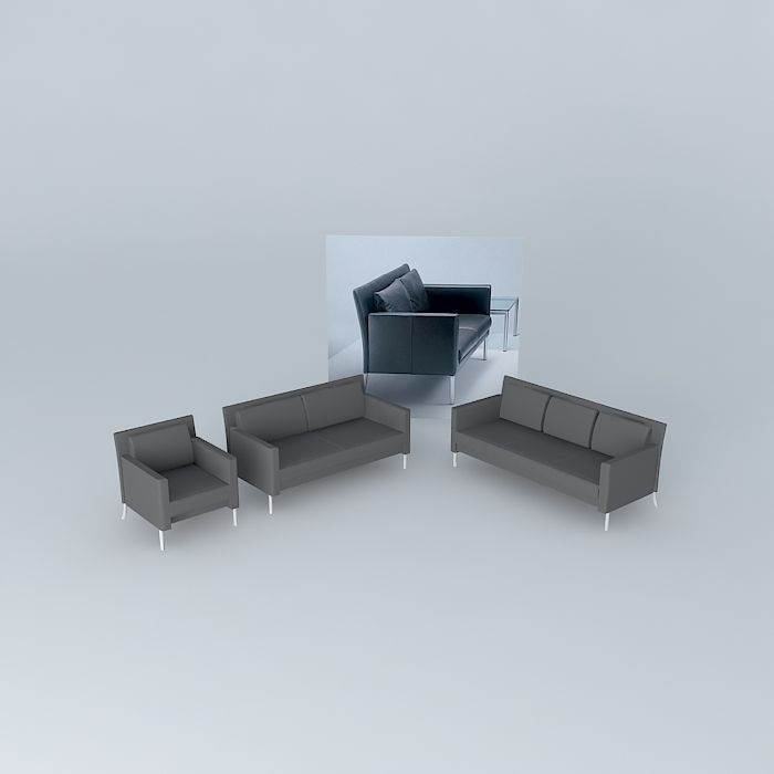 Bene Jason 391 sofa set free 3D model | CGTrader