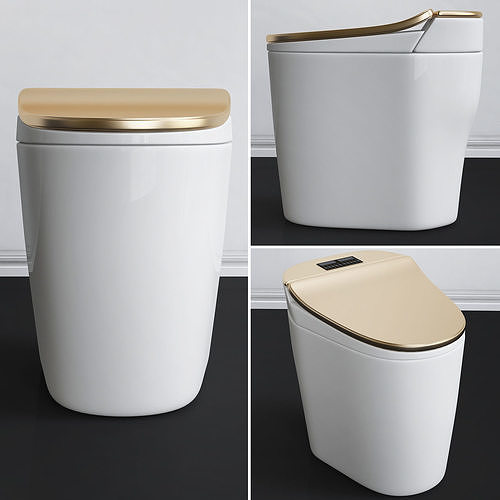 The smart toilet 3D model | CGTrader
