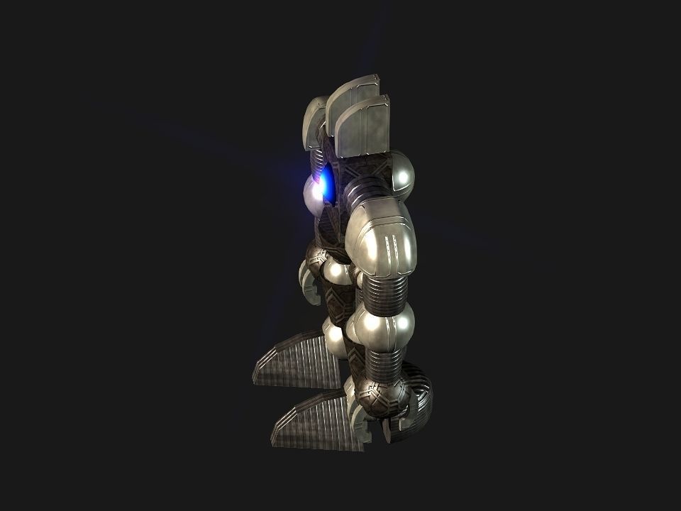3D model Metal Cyclops robot VR / AR / low-poly animated | CGTrader