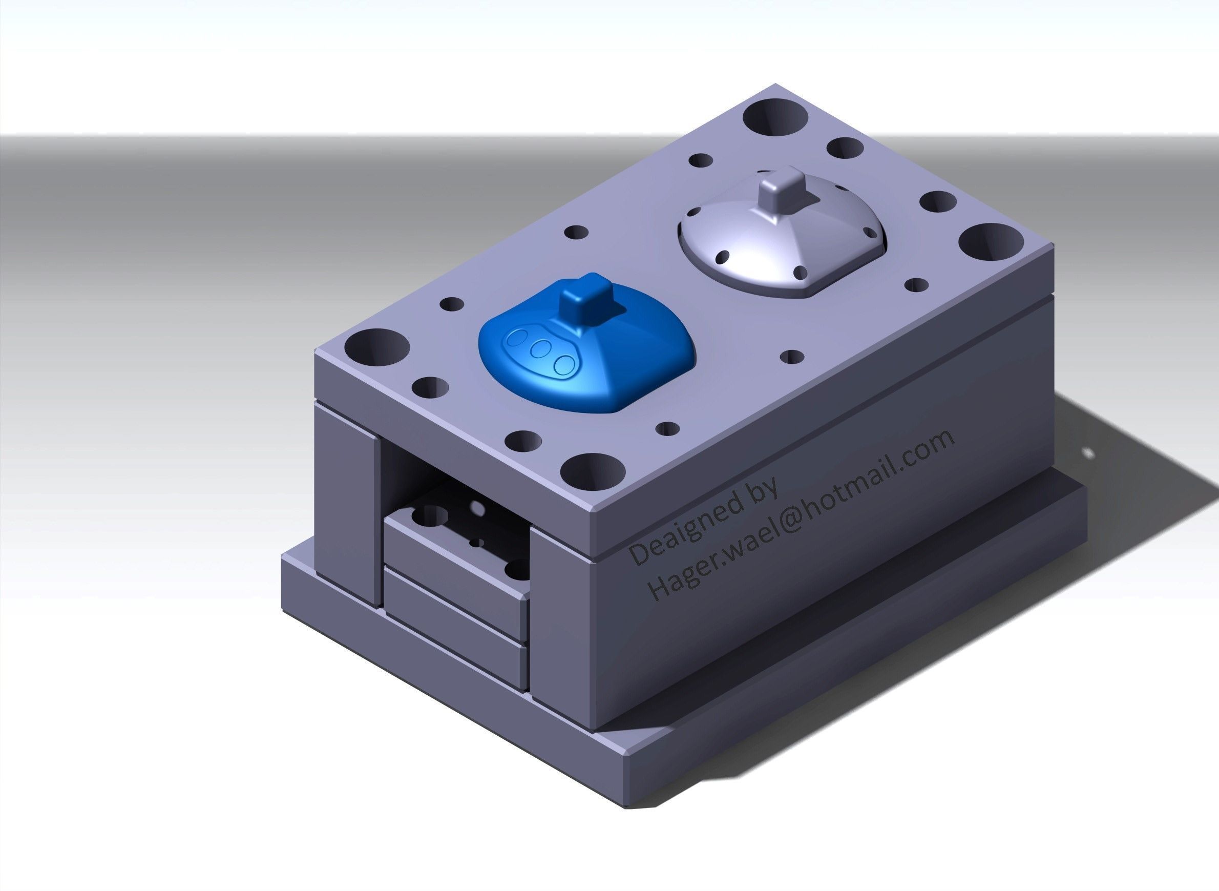 Design any 3D part and design mold for it 3D model 3D printable | CGTrader