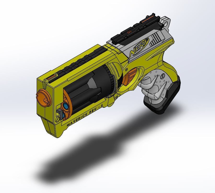 3D Nerf Gun Maverick Model 3D model | CGTrader