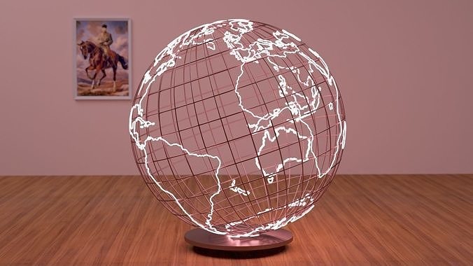 Globe Light Rig at Museum 3D model | CGTrader