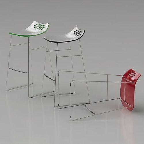 Calligaris Jam Stool 3D model | CGTrader