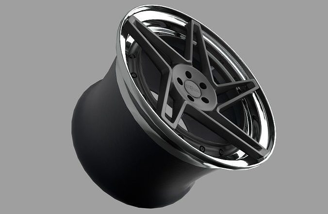 3D model Rotiform CHD-T Wheels Game Ready Print Ready VR / AR / low-poly | CGTrader