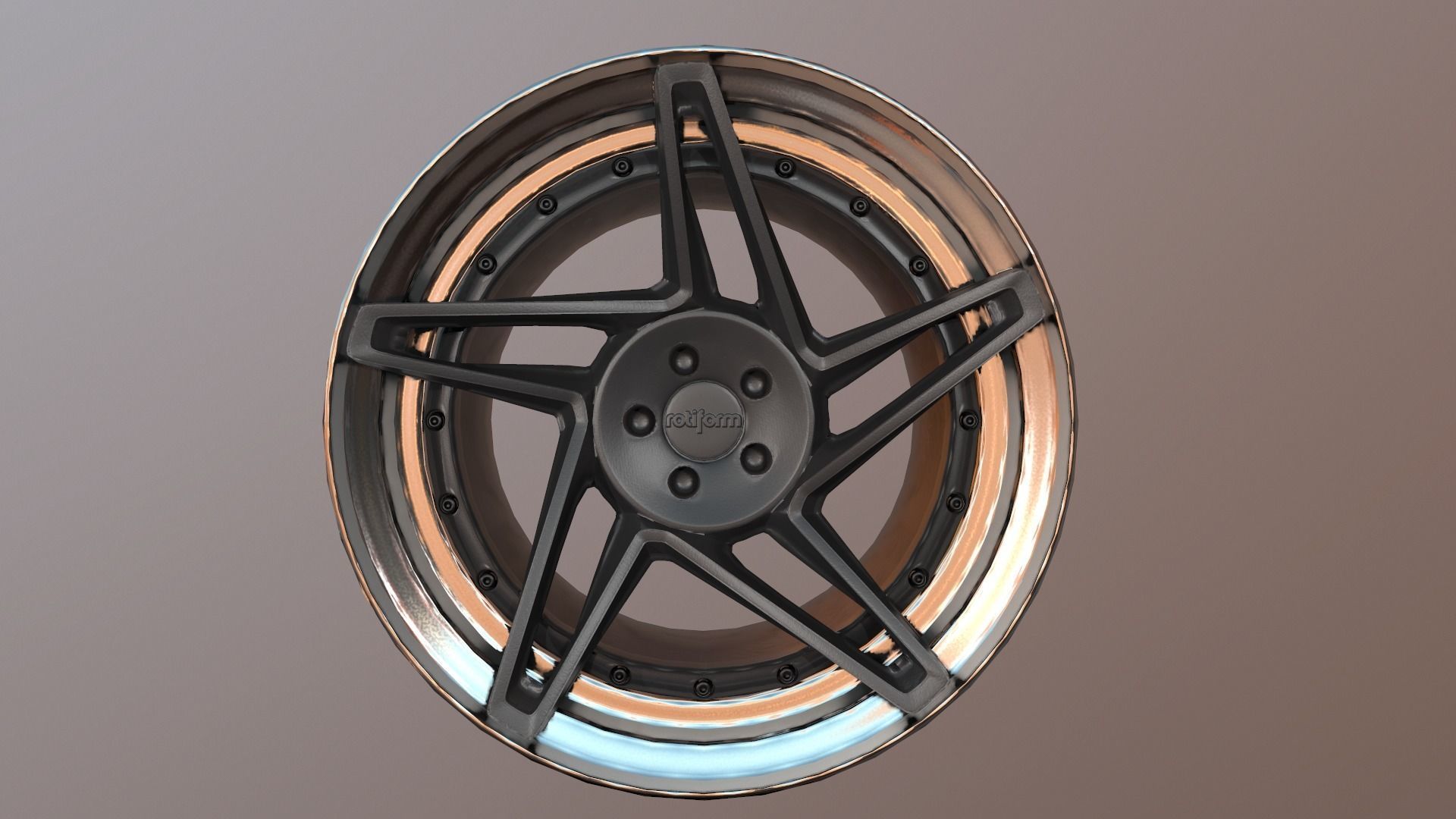 3D model Rotiform CHD-T Wheels Game Ready Print Ready VR / AR / low-poly | CGTrader