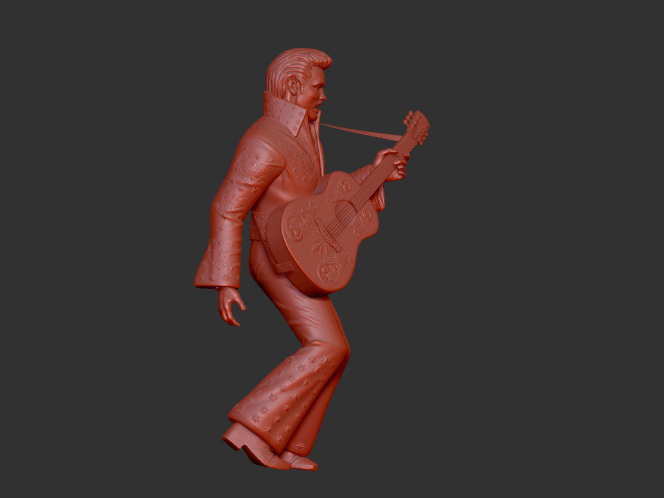 Elvis Presley 3D model 3D printable | CGTrader