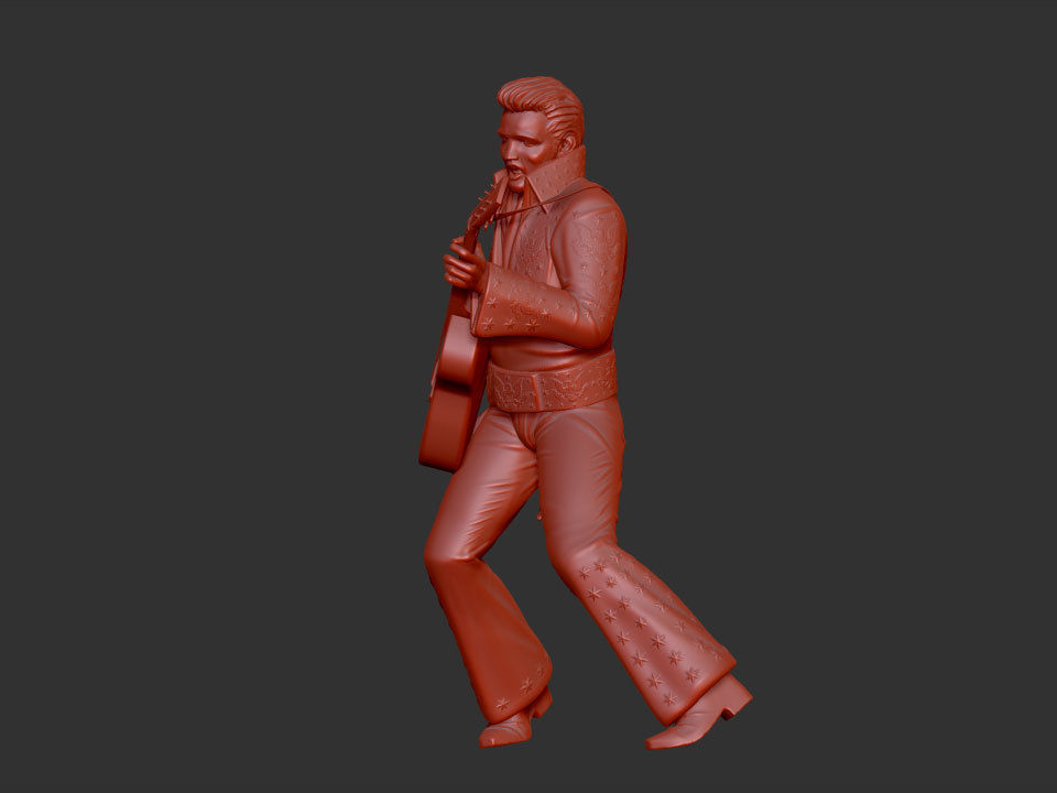 Elvis Presley 3D model 3D printable | CGTrader