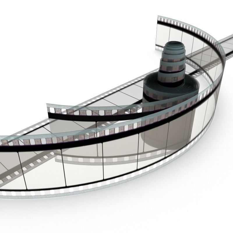 Motion Picture Film Roll 3D model | CGTrader