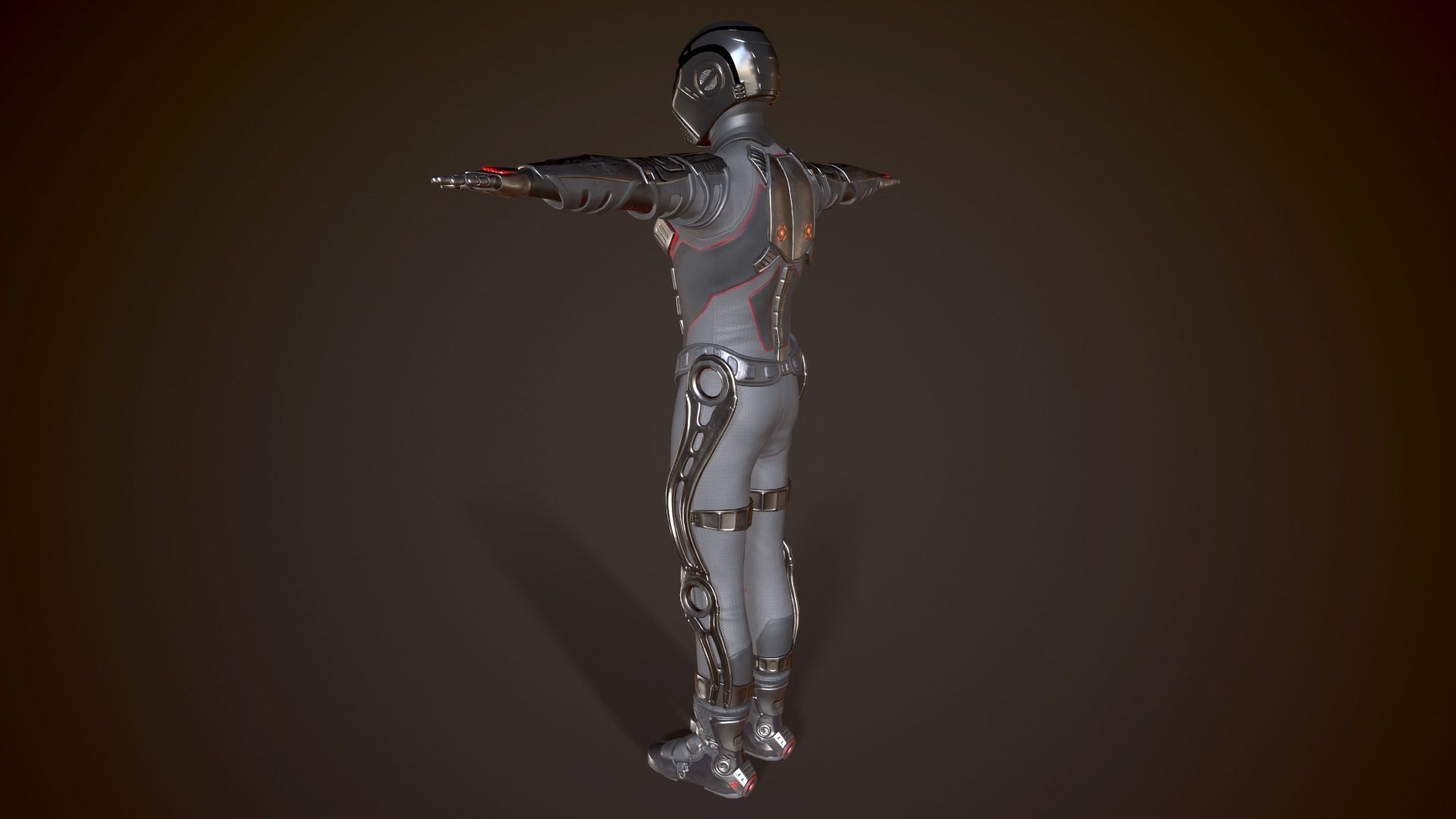 3D model Sci-fi suit AC-2 modular pack VR / AR / low-poly | CGTrader