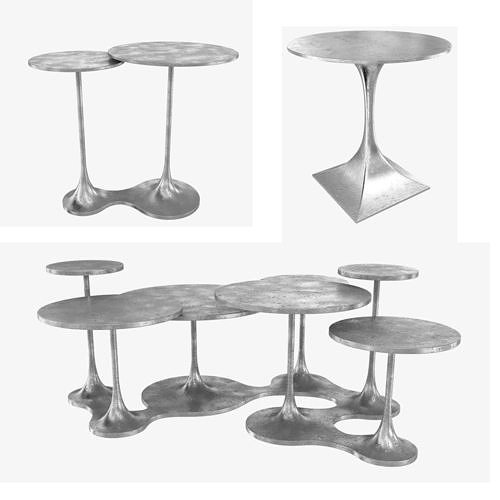 Bernhardt Randolph End Table Circlet Cocktail Table 3d model 3D model ...