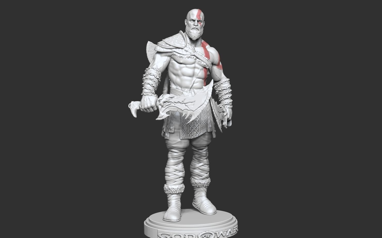 god of war 3D model 3D printable | CGTrader