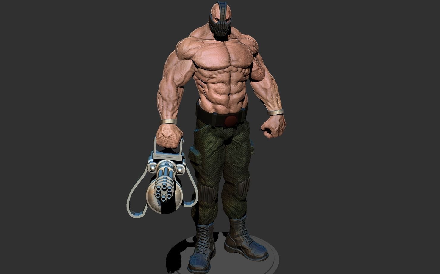 Bane batman 3D model 3D printable | CGTrader
