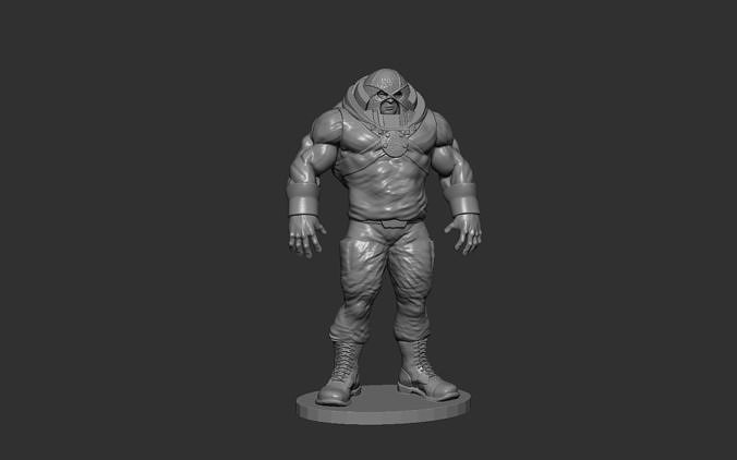 Juggernaut Marvel Comics STL SLA 3D model 3D printable | CGTrader