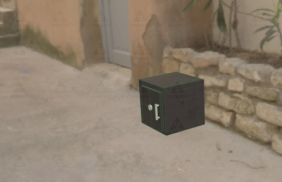 3D model Security Safe Vault - VR / AR / low-poly | CGTrader