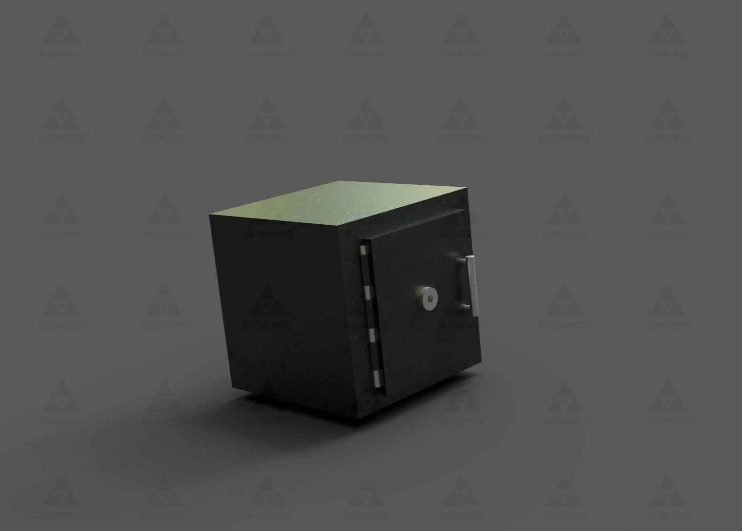 3D model Security Safe Vault - VR / AR / low-poly | CGTrader