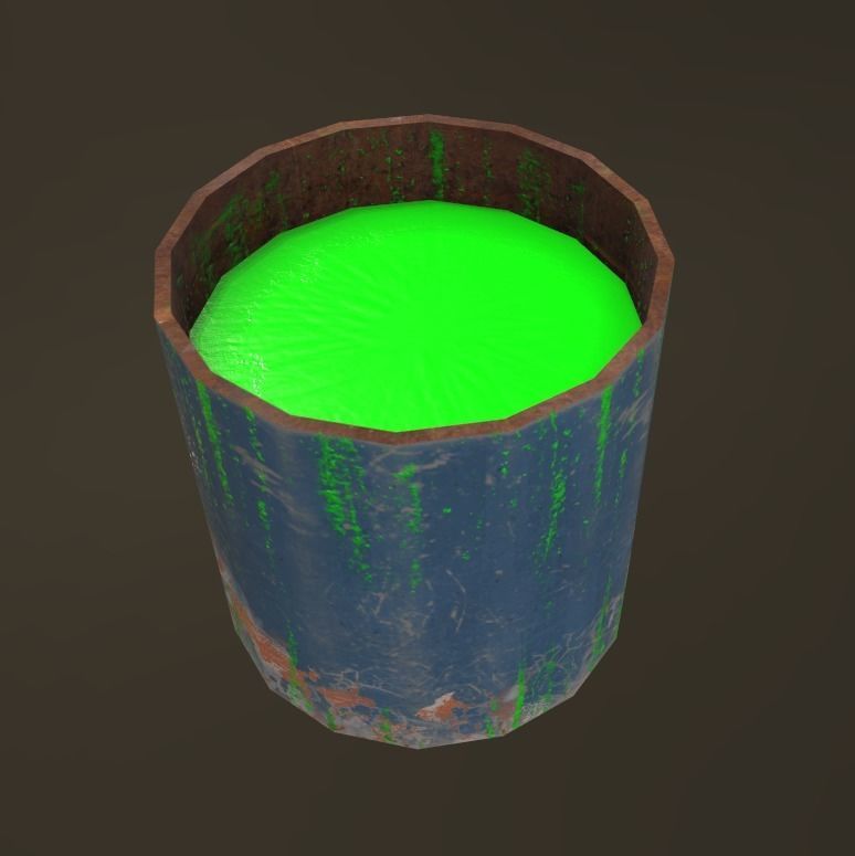 3D model Toxic Waste Tank VR / AR / low-poly | CGTrader