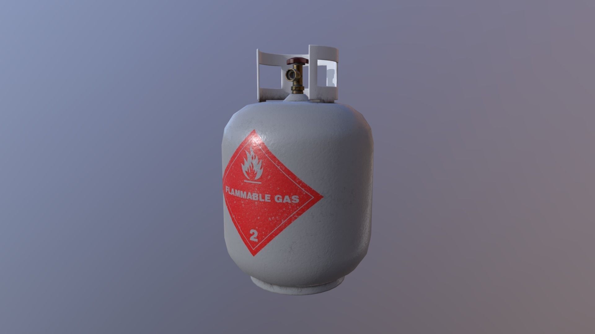 3D model 3D PBR Propane Tank VR / AR / low-poly | CGTrader