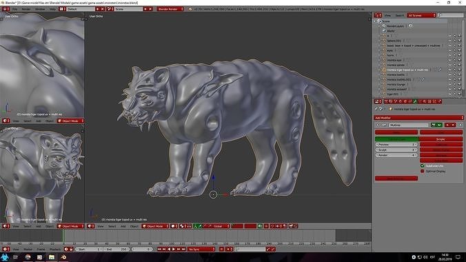 infected monsters 3D model | CGTrader