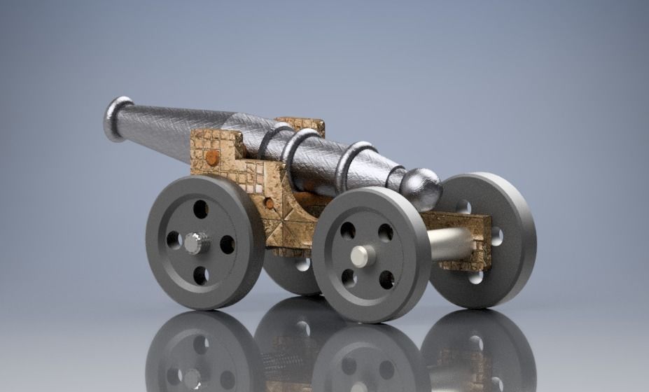 Vintage Cannon 3D model 3D printable | CGTrader