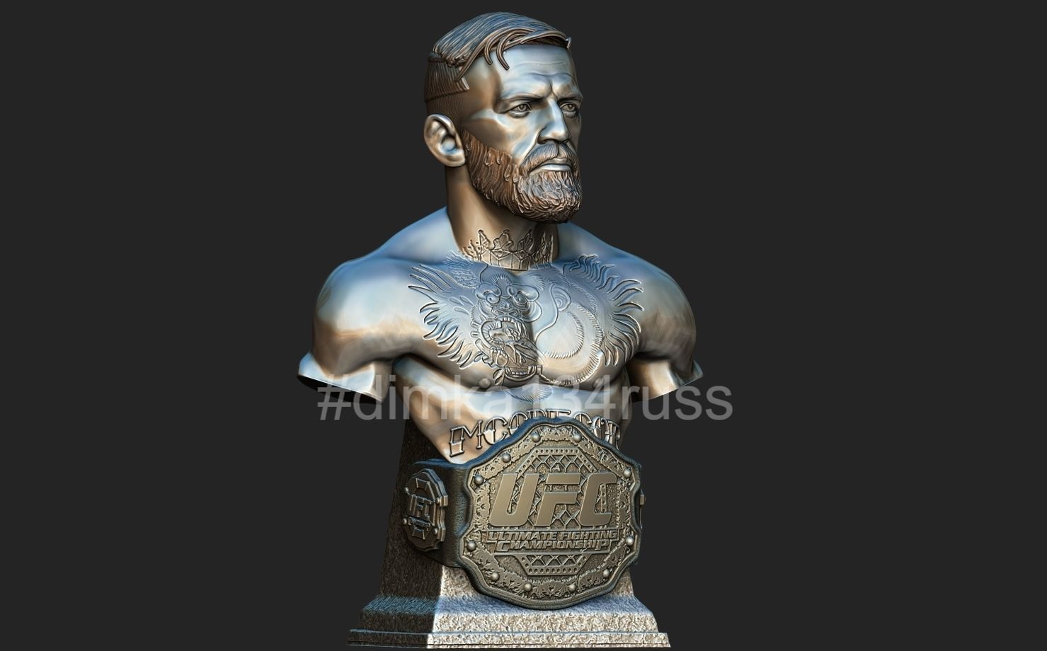 conor mcgregor ufc mma stl 3D model 3D printable | CGTrader