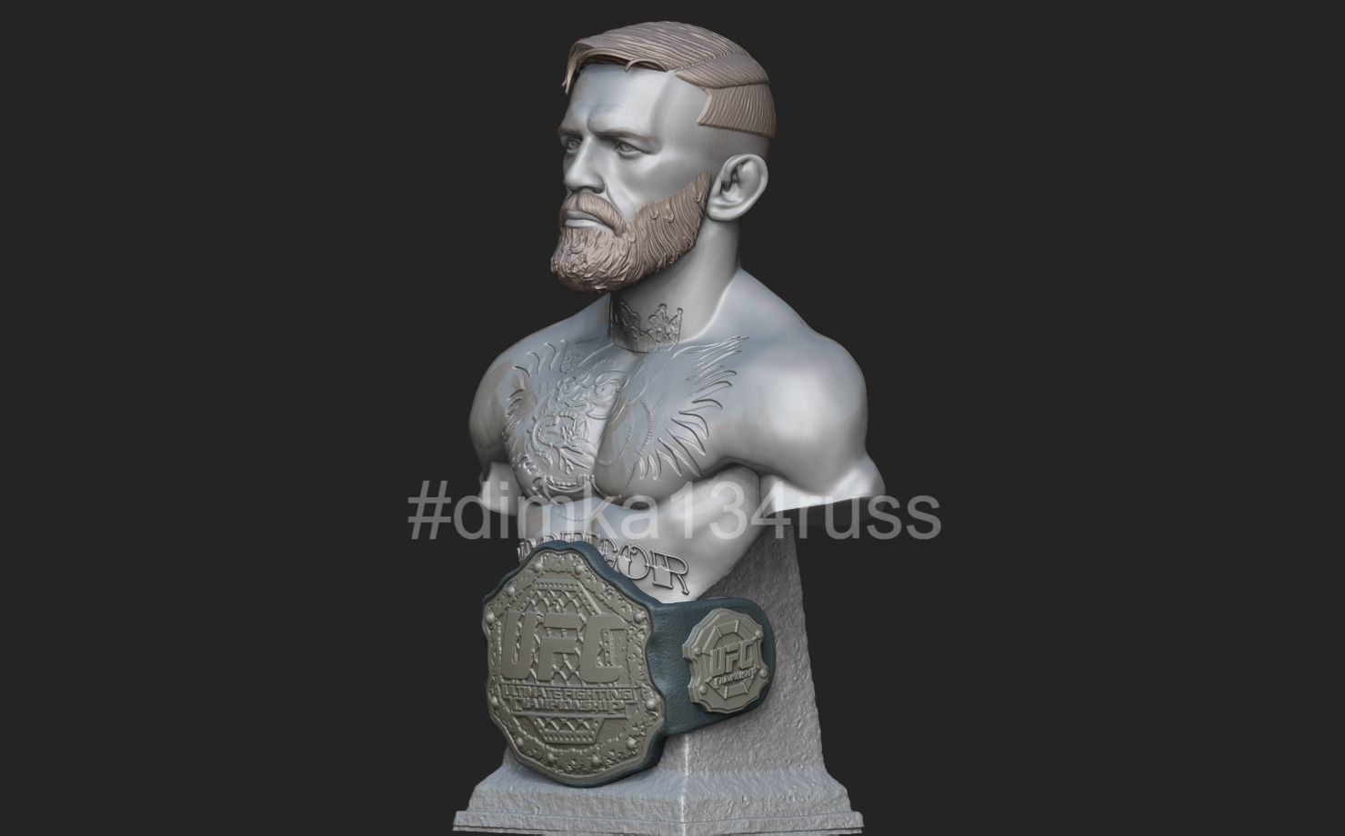 conor mcgregor ufc mma stl 3D model 3D printable | CGTrader