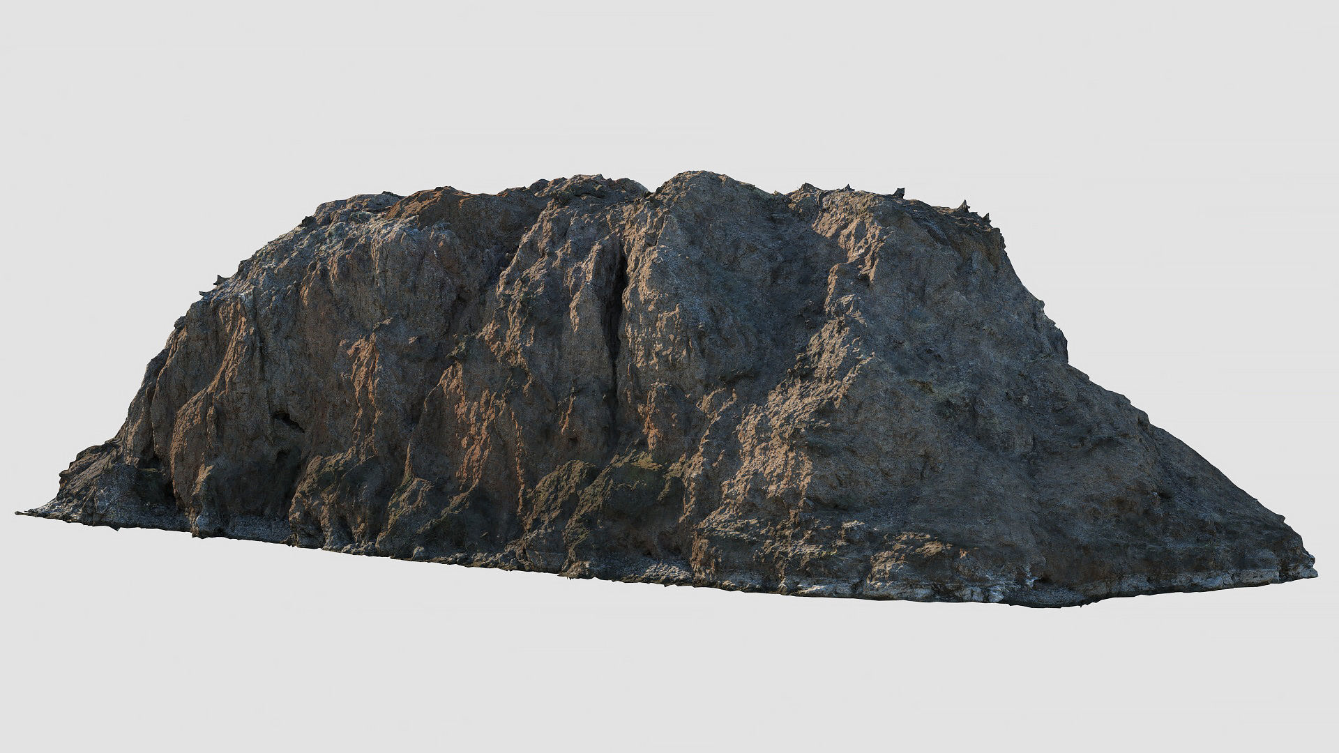 3D model Coastal rocky cliff VR / AR / low-poly | CGTrader