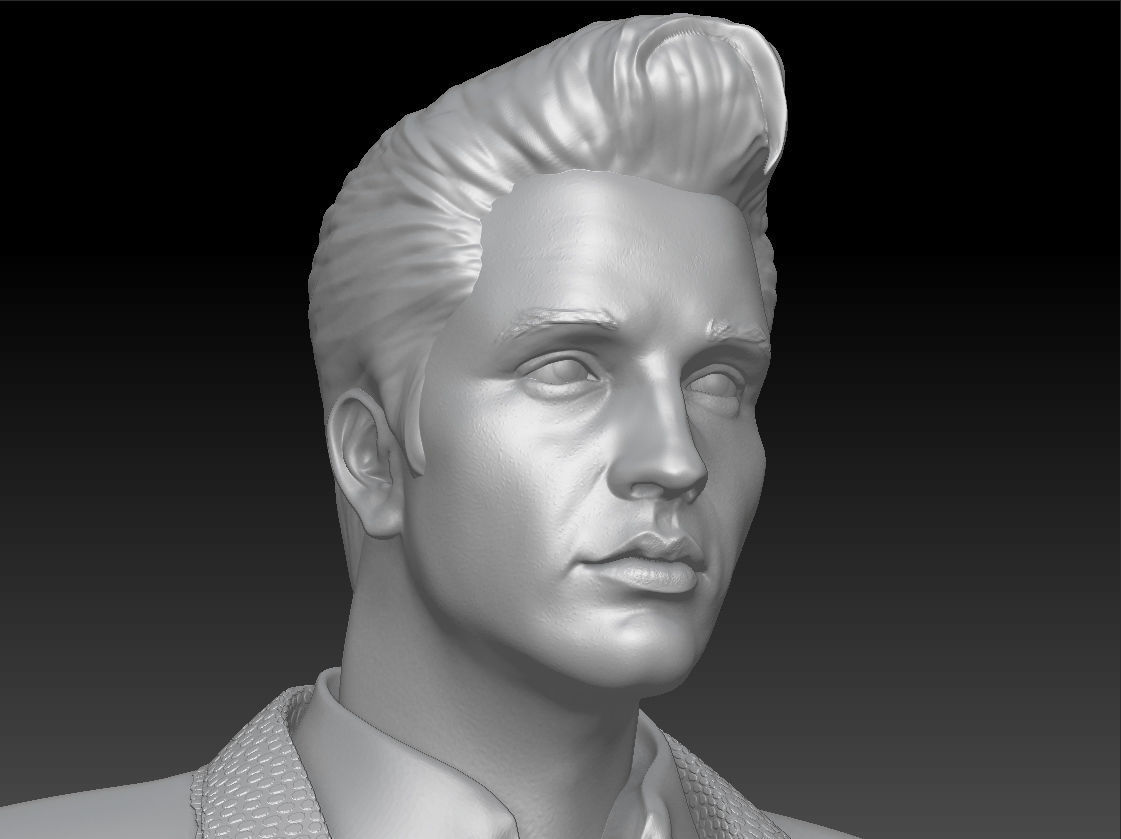 Elvis Presley 3d model The King 3d print bust 3D model 3D printable ...