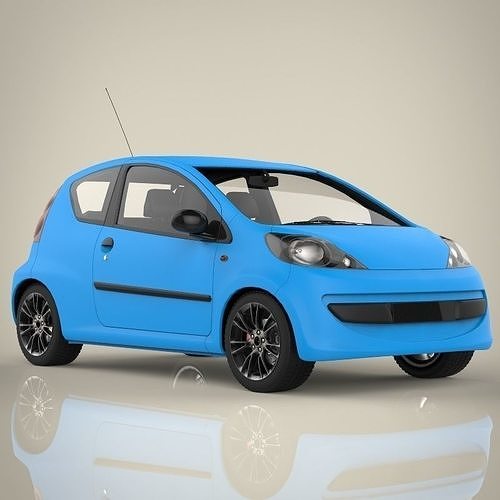 Mini sport car 3D model | CGTrader